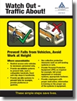 Watch Out Traffic About Posters - Health and Safety Authority